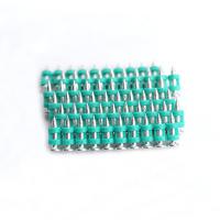 China Flat Head Gas Drive Pins for Mechanical Galvanizing Plastic Strip Collated Nails for sale