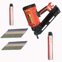 China 378*374*110mm 30-34-Degree Cordless Gas Framing Nailer Kit for Max Nail Length 3 1/2in for sale