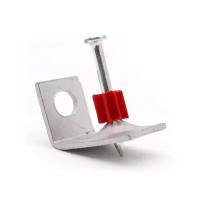 China Electro Galvanized Powder Actuated Nail Gun with 90 Degree Washer and 25mm Shank Length for sale