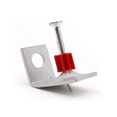China Electro Galvanized Powder Actuated Nail Gun with 90 Degree Washer and 25mm Shank Length for sale