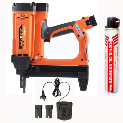 China 455*388*110mm Dimension Electric Cordless Gas Nailer for Concrete Min Nail Length 5/8in for sale