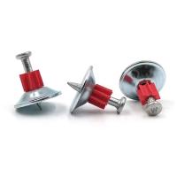China ISO Standard 1'' Washer Dia. Galvanized Concrete Pins Masonry Nails with Round Washer for sale