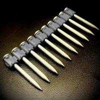 China DX460 Fluted Shank Magazine Collated Strip Drive Nail Pins for Construction Industry for sale