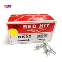 China Galvanized-Shining Round Head Steel Washer Concrete Shooting Nail Drive Pin for Hold for sale