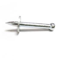 China Galvanized-Shining Round Head Steel Washer Concrete Shooting Nail Drive Pin for Hold for sale