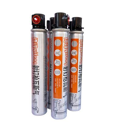 China High Pressure Gas Fuel Cell for Gas Nail Gun 165ml Capacity Shots Qty 1000 Nails for sale