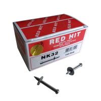 China Smooth Shank Concrete Steel Nails NK Drive Pins NK32 Fasteners RED HIT Shooting Nails for sale