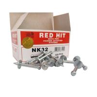 China Smooth Shank Concrete Steel Nails NK Drive Pins NK32 Fasteners RED HIT Shooting Nails for sale