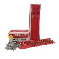 China Smooth Shank Concrete Steel Nails NK Drive Pins NK32 Fasteners RED HIT Shooting Nails for sale