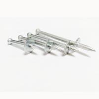 China Accessory Flute RED HIT Galvanized Steel Fasteners Concrete Drive Pins Shooting Nails for sale