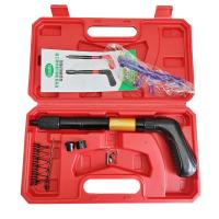 China 33cm Mini Steel Nail Gun Manual Light Decoration Portable Silencer Fixer for Furniture for sale