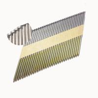 China Silver White Zinc Coated Framing Collated Strip Nails for 2.87-3.3mm Wire Gauge in Bulk for sale