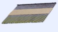 China Silver White Zinc Coated Framing Collated Strip Nails for 2.87-3.3mm Wire Gauge in Bulk for sale
