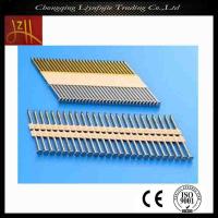 China Silver White Zinc Coated Framing Collated Strip Nails for 2.87-3.3mm Wire Gauge in Bulk for sale