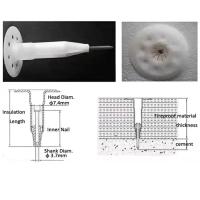 China Smooth Shank Zinc Plating Electro Galvanized Insulation Shooting Nail with Plastic Frame for sale