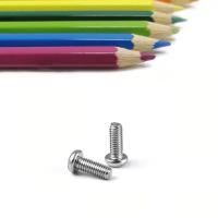 China ISO Standard ZINC Finish High Quantity Stainless Steel 304 Cross Round Head Pan Cutting Machine Screw for sale