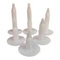 China Smooth Shank Zinc Plating Electro Galvanized Insulation Shooting Nail with Plastic Frame for sale