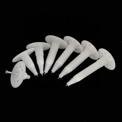 China Smooth Shank White Plastic Insulation Nails for Exterior Walls for sale