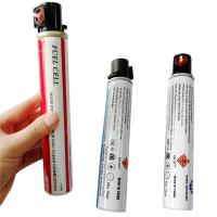 China High Capacity Fuel Cell Tank for Paslod Gas Nailer Butane Propane Fuel 40g/80ml for sale