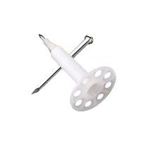 China Plastic Frame Concrete Nails with Insulation and Zinc Plating 7.6mm Head Diameter for sale