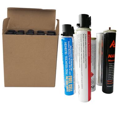 China Nominal Capacity 40g/80ml Gas Fuel Cell for Framing Nail Gun Length/Diameter 31.5/165mm for sale