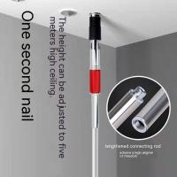 China 3m Powerful Steel Nail Gun with Extension Rod 4 Levels Cement Wall Shooting Gun Ceiling Wall Anchor Wire Slotting Device Rivet Tool for sale