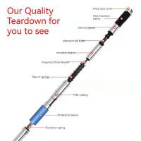 China 3 Meters Total Length Ceiling Nail Shooting Gun Strong Capacity Concrete Silencer King for sale