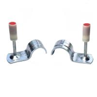 China Smooth Shank 16mm 20mm 25mm Decoration Water Pipe Nail Concrete Ceiling Nail Clamp Pipe Adjustable for sale
