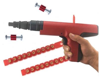China Portable Semiautomatic Manual Durable 10 Shot Power Nail Gun with 120V/60HZ Voltage for sale