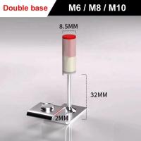 China Integrated Shooting Double Base Smooth Shank Type Steel Ceiling Nail for ISO Standard for sale