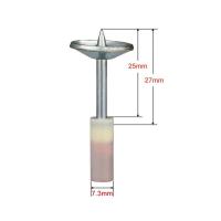 China 7.3mm Head 25MM Length Mini Style Round Nails with 16mm Metal Washer and Iron for sale