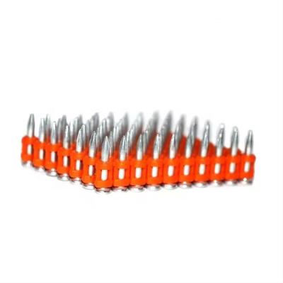 China 16-38mm Length Step Shank Bullet Point Gas Nails for Gas Actuated Nailers Galvanized for sale