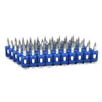 China 16-38mm Length Step Shank Bullet Point Gas Nails for Gas Actuated Nailers Galvanized for sale
