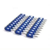 China Gas Actuated Nail Gun Plastic Collated 3.0*22mm Concrete Nails with Customized Color for sale