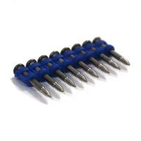 China Gas Actuated Nail Gun Plastic Collated 3.0*22mm Concrete Nails with Customized Color for sale