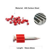 China Red PVC Washers Steel Studs for Aluminum Alloy Windows 16-76mm Length for sale