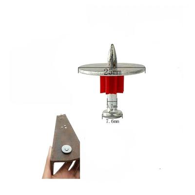 China Flat Head PDW Pins for 301/301T Shooting Nail Gun 25mm Steel Nails Washer Included for sale