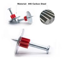 China Flat Head PDW Pins for 301/301T Shooting Nail Gun 25mm Steel Nails Washer Included for sale