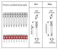 China Electro Galvanized Gas Pin Nails for Concrete Driving and Shooting 16-38mm Length for sale