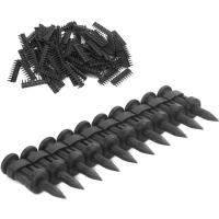 China Black Finish ISO Standard Carbon Steel Flat Gas Drive Pins for Building Construction Smooth Shank Type 6.3MM for sale