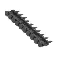 China Black Finish ISO Standard Carbon Steel Flat Gas Drive Pins for Building Construction Smooth Shank Type 6.3MM for sale