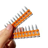 China 3.0x 25mm Step Shank Bullet Point Concrete Steel Nails for Building Tough and Durable for sale