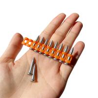 China 3.0x 25mm Step Shank Bullet Point Concrete Steel Nails for Building Tough and Durable for sale