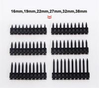 China Collated Strip Nails 16MM Black Finish Concrete Drive Pins for Strong Penetration for sale