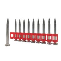 China 2.6/3.0*22/25/27/32/38mm Fluted Drive Pins for Russia Market Steel Concrete Nails Flat Head for sale