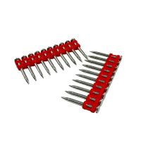 China 2.6/3.0*22/25/27/32/38mm Fluted Drive Pins for Russia Market Steel Concrete Nails Flat Head for sale