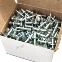 China 20mm Galvanized-shining X-HM Concrete Drive Pin with 9.5mm Diameter Steel Washer Nails for sale
