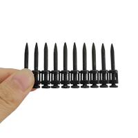 China Large Stock High Strength Black Gas Nail with Flat Head Style and 60 Steel for sale