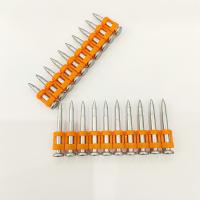 China Orange Jacket Bullet Ballistic Tip Nail for Hard Concrete Steel Nails Building Gas Nails for sale