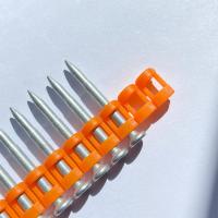 China Orange Jacket Bullet Ballistic Tip Nail for Hard Concrete Steel Nails Building Gas Nails for sale